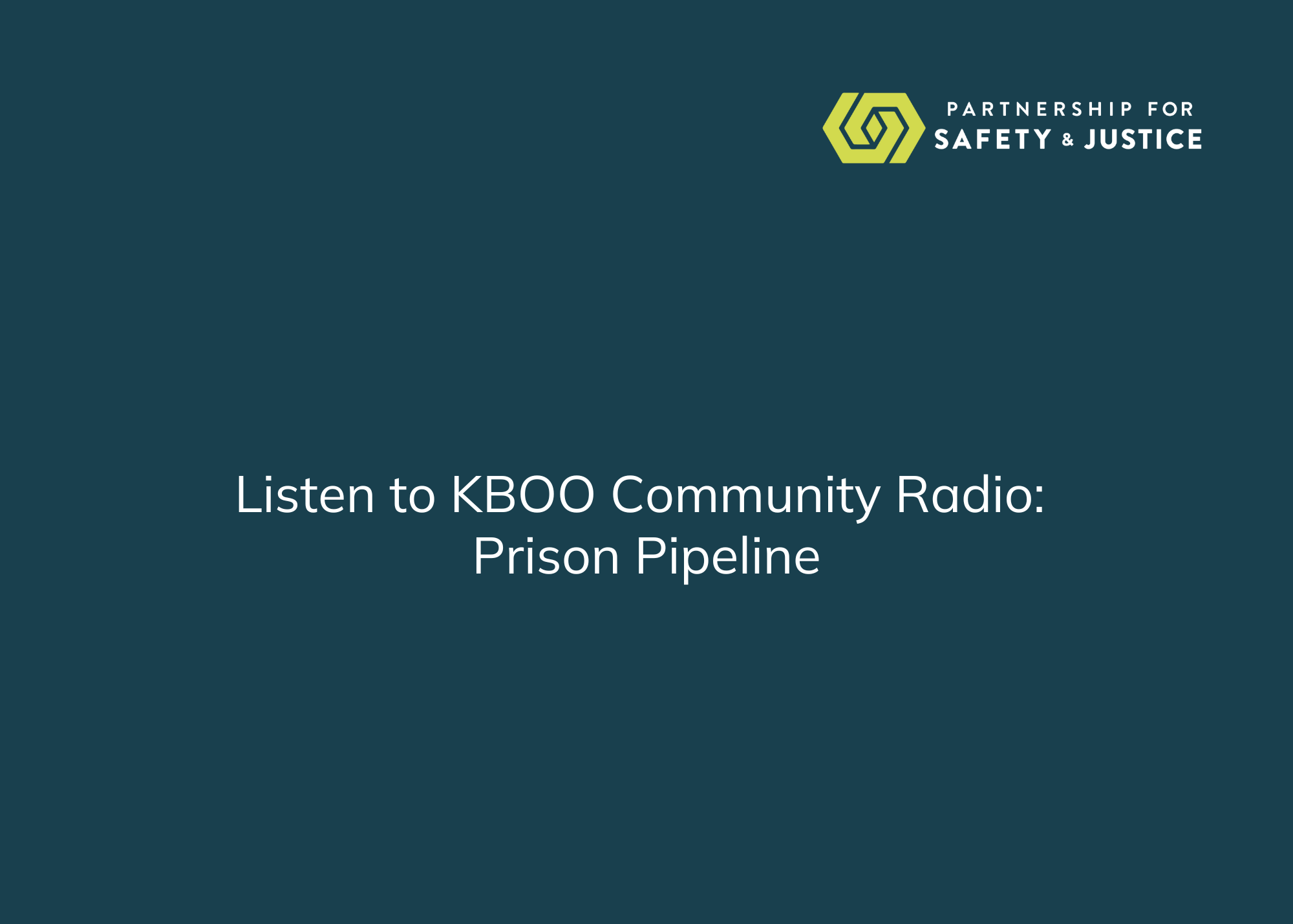 Resource Center - Partnership for Safety and Justice